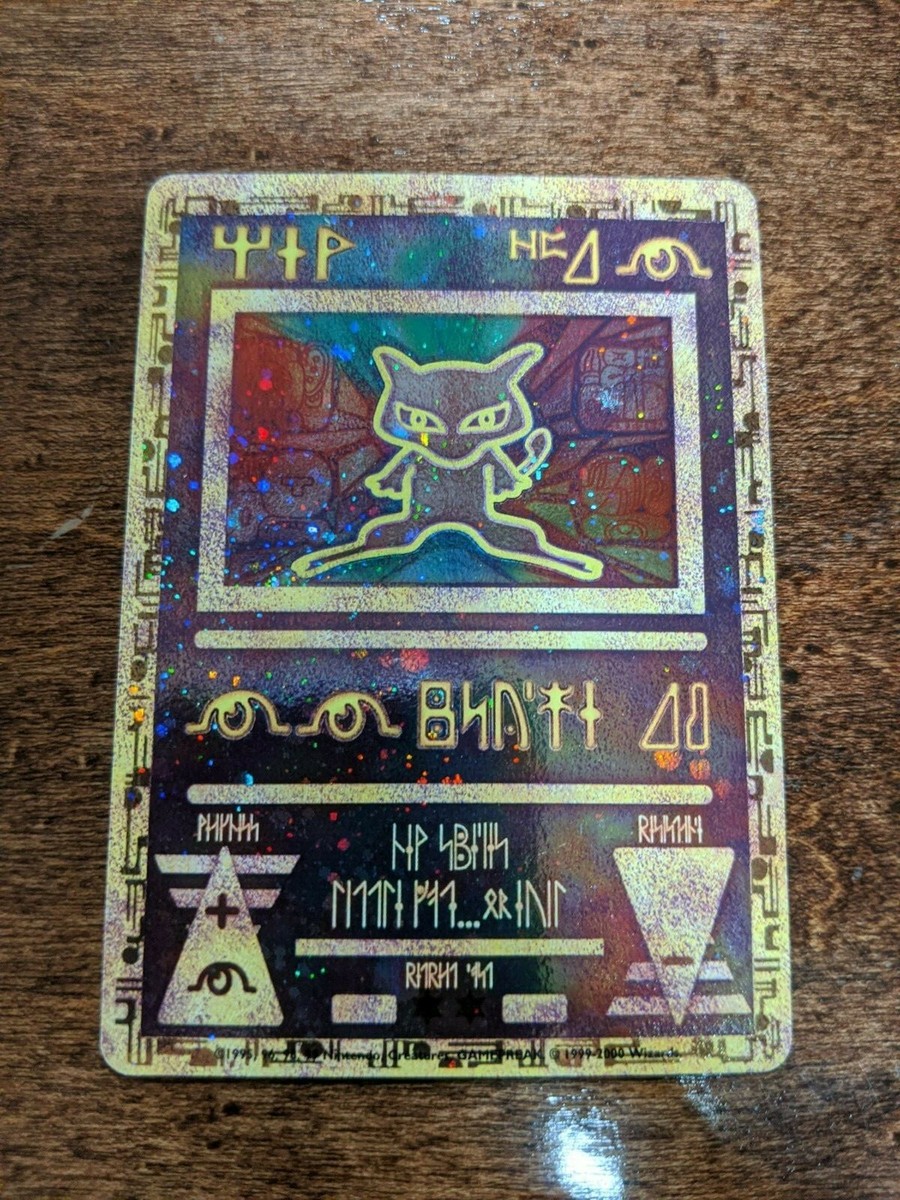 Mewtwo Card Ancient