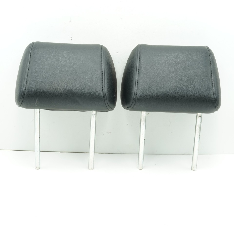 2007-2009 Mazda 3 Hatchback OEM Rear Headrests Black Leather Head Rest ...