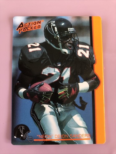 1992 Action Packed Rookie Update “Neon” Deion Sanders #84N Falcons ...
