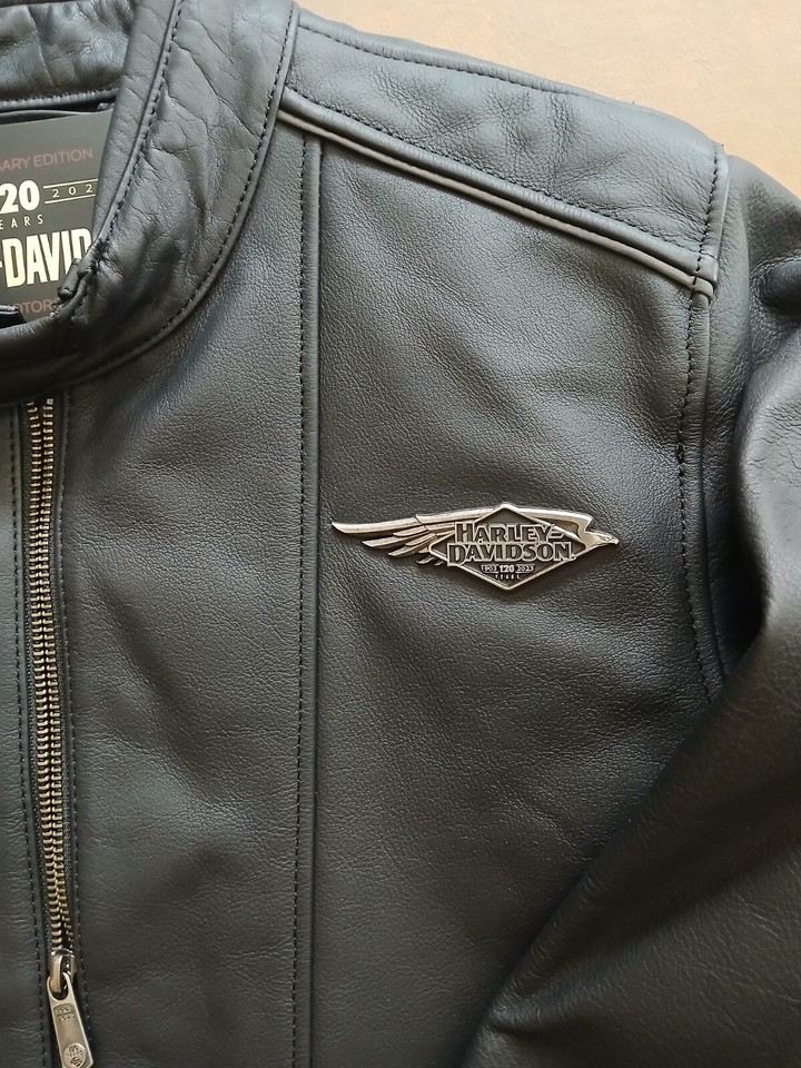 OEM Men's Harley Davidson 120th Anniversary Revelry Leather Jacket ...