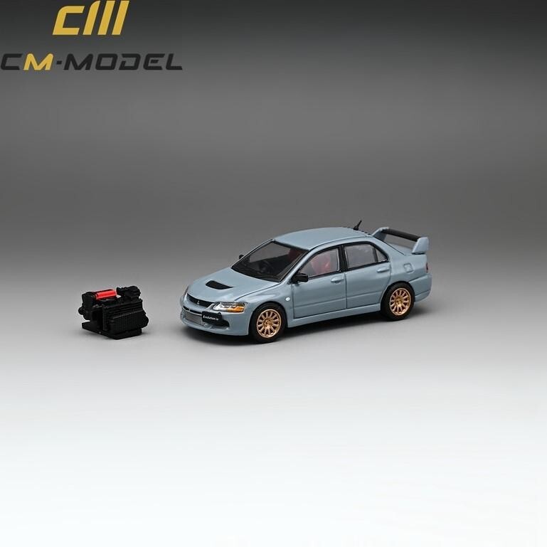 CM MODEL 1;64scale Mitsubishi Lancer Evo IX with engine diecast model ...
