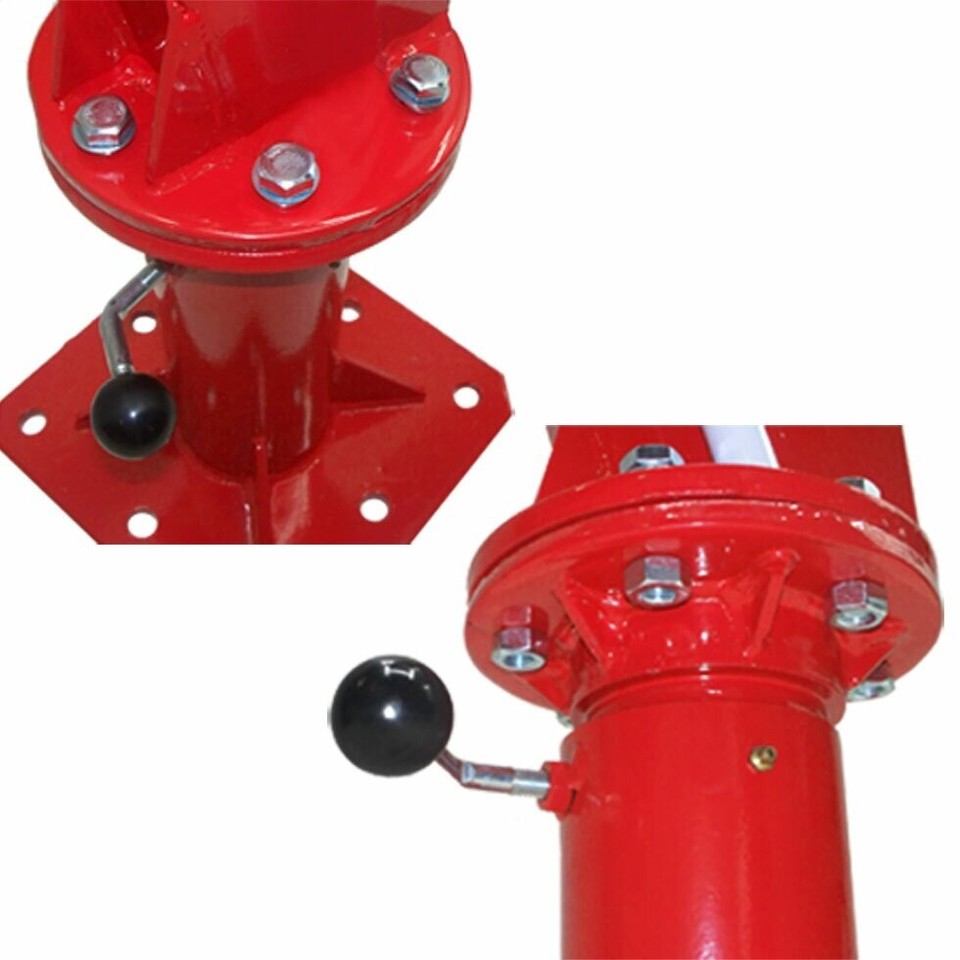 2000 Lb Swivel Lift Hoist Truck Bed Crane Davit 1 Ton Pickup Lifting ...