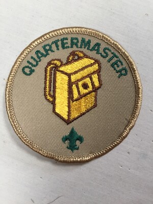 Quartermaster plastic back Youth BSA Position Patch | eBay
