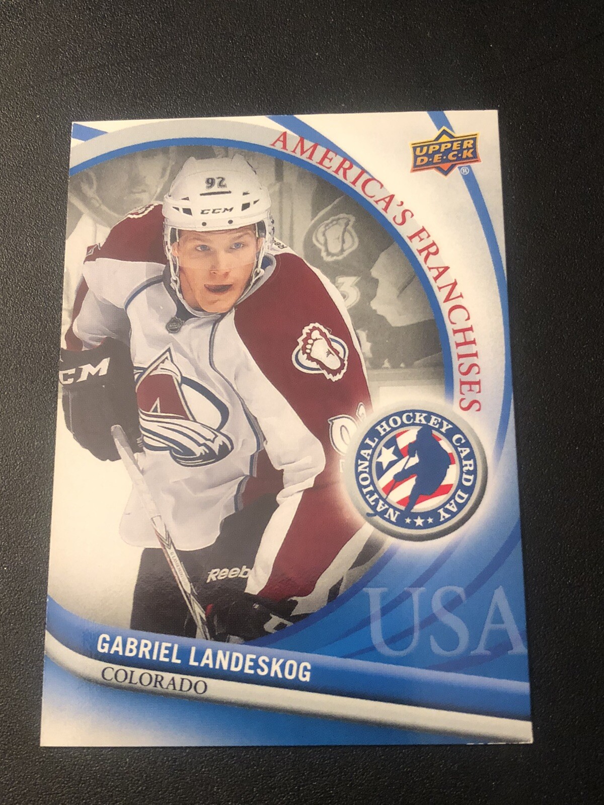 2011-12 Upper Deck National Hockey Card Day USA #1 Gabriel Landeskog | eBay