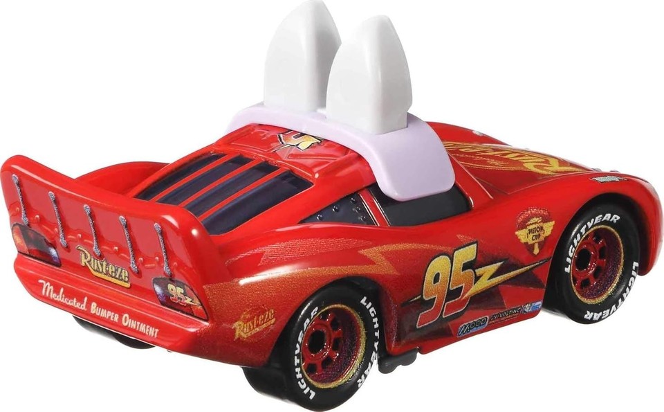 Disney Pixar Cars Lightning McQueen as Easter Buggy VHTF NIP | eBay