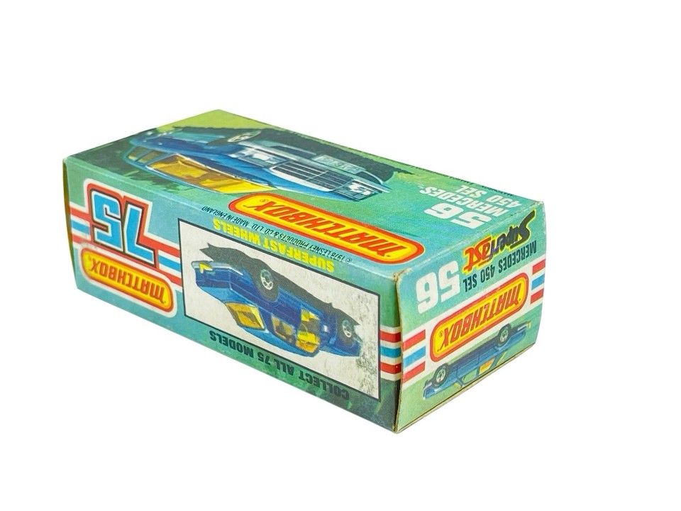 Matchbox Lesney Superfast MB56 Mercedes 450 SEL Polizei Police Car w/K ...