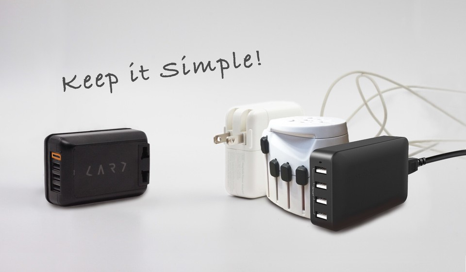 CARD CA4-PRO Travel Adapter (Type C+3 USB Ports) (US/AU/EU/UK) | eBay