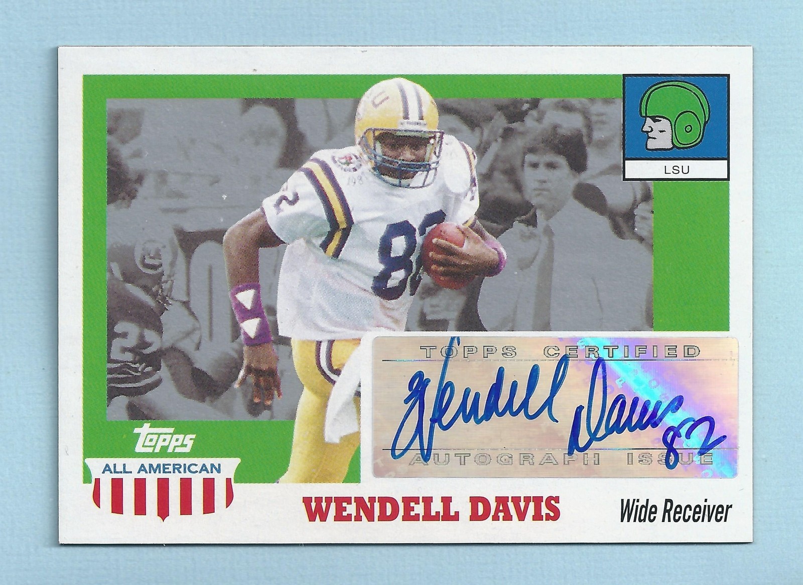 WENDELL DAVIS 2005 TOPPS ALL-AMERICAN SIGNATURE AUTOGRAPH AUTO | eBay