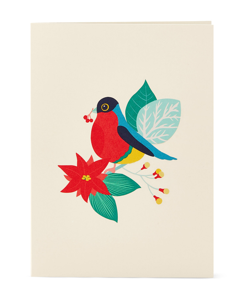 Moma Christmas Holiday Card -- Robin Bouquet | eBay