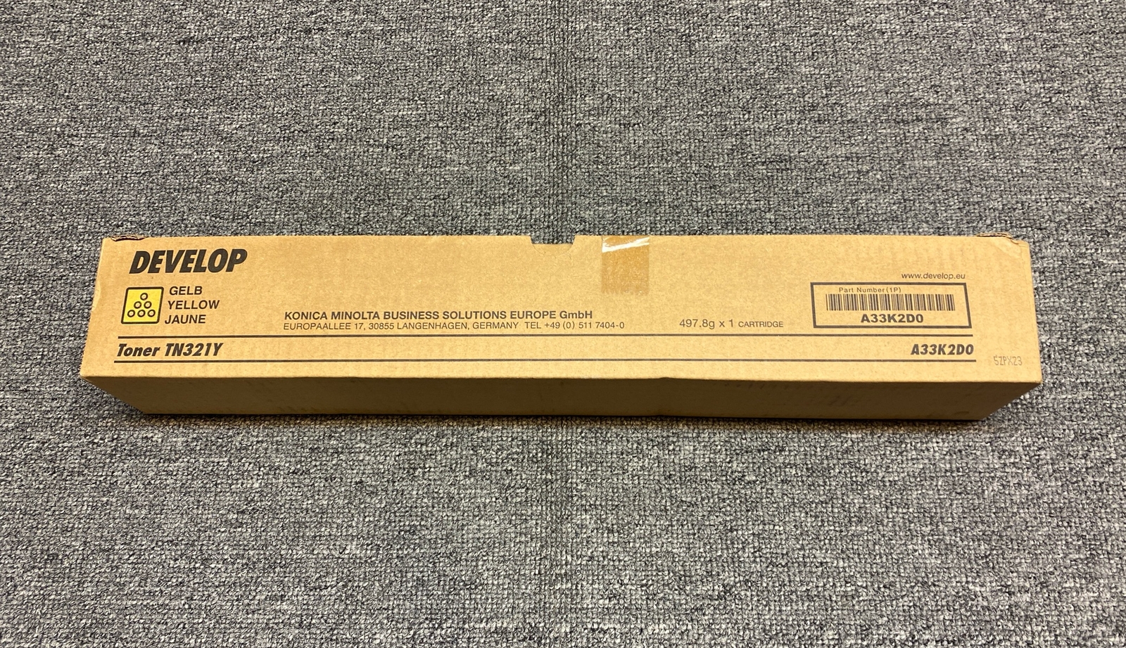 GENUINE DEVELOP TN321 YELLOW Toner Cartridge - for INEO+ 224 284 364 | eBay