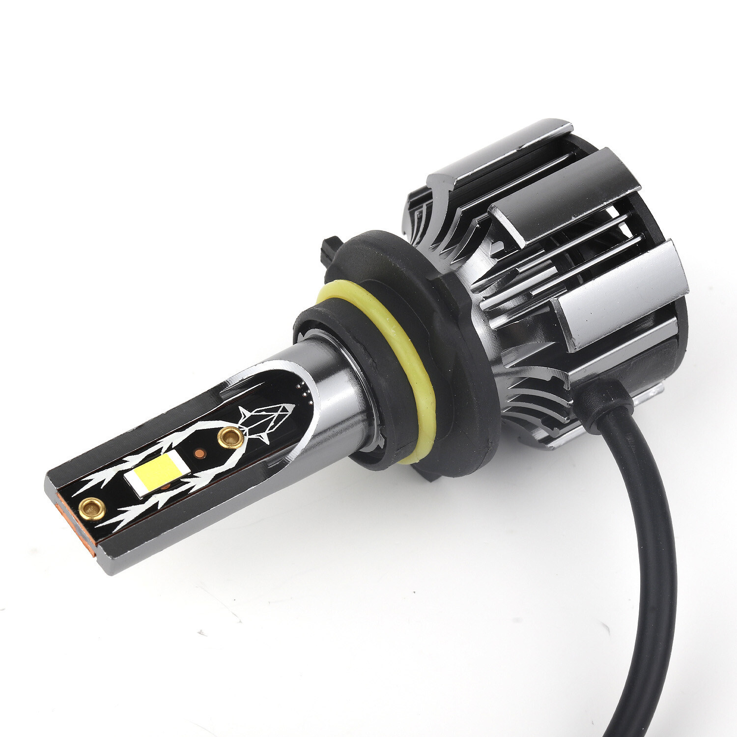 NEW MODIGT Chip 2x 9006 LED Headlight Conversion Globes Bulb Beam Kit ...