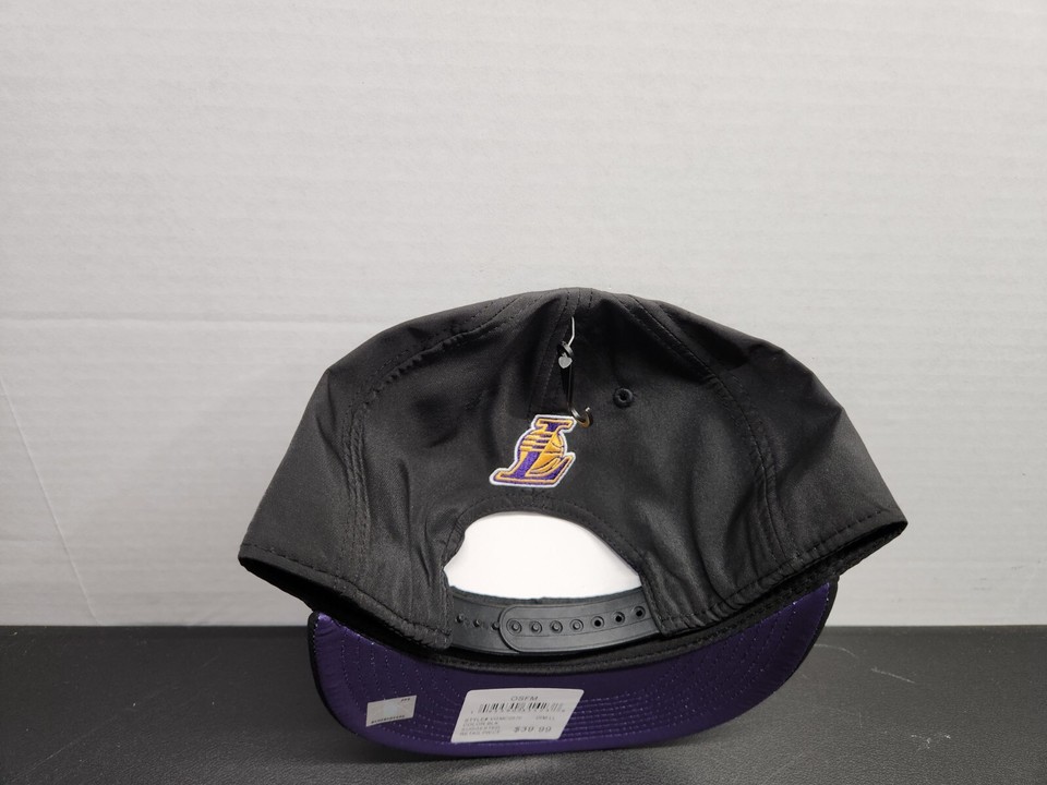 Los Angeles LA Lakers Adjustable Black Ultra Game NBA Snapback Hat Cap ...
