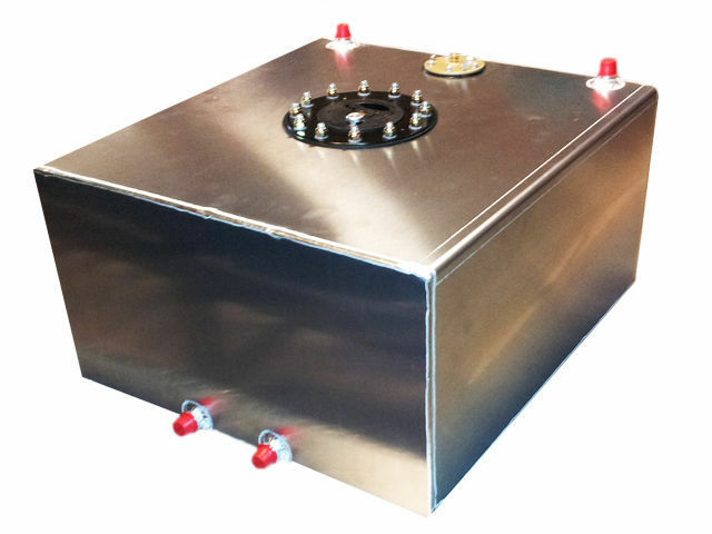 RRC - 15 Gallon Aluminum Flat Bottom Fuel Cell With 0-90 Ohm GM Sending ...