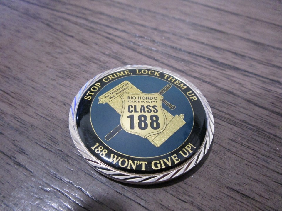 Rio Hondo Police Academy California Challenge Coin #464E (Et) | eBay