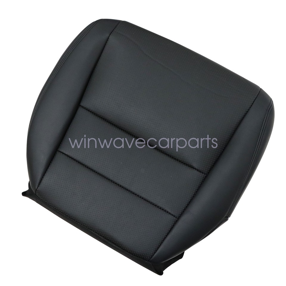 Driver Bottom Replacement Perforated Leather Seat Cover Black For 05-08 ...