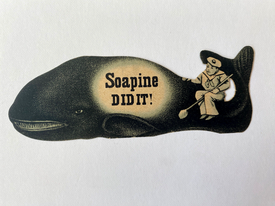 Soapine Trade Cards Die Cut Whale | eBay