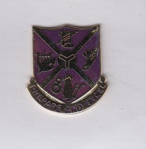 US Army JROTC Alvin C York High School Institute TN crest DUI badge G ...