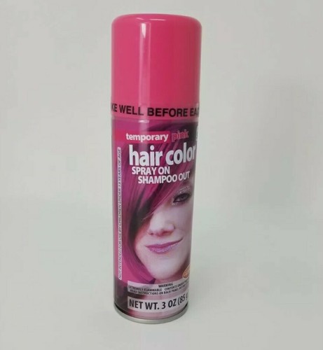 5 pack - Goodmark Halloween Temporary Pink Hair Color Spray On Shampoo ...