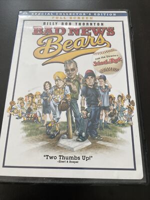 Bad News Bears (DVD, 2005, Full Screen/ Checkpoint) 97360360226| eBay
