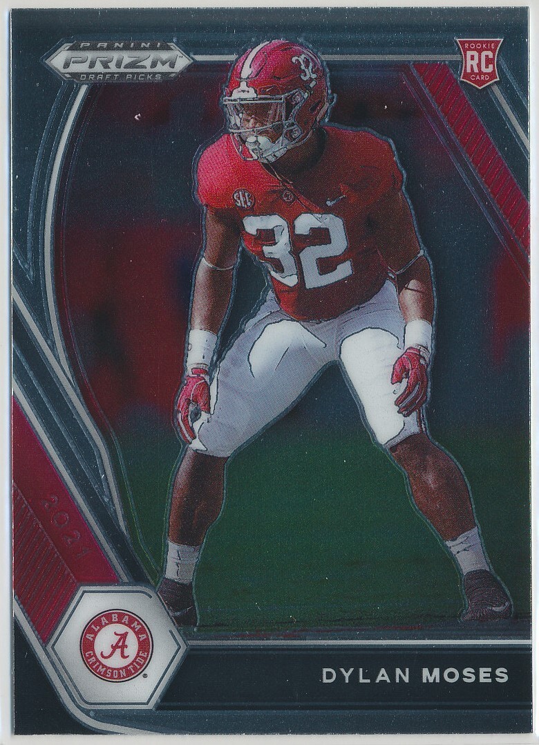 Dylan Moses - Alabama Crimson Tide - 2021 Prizm Draft Picks Football ...
