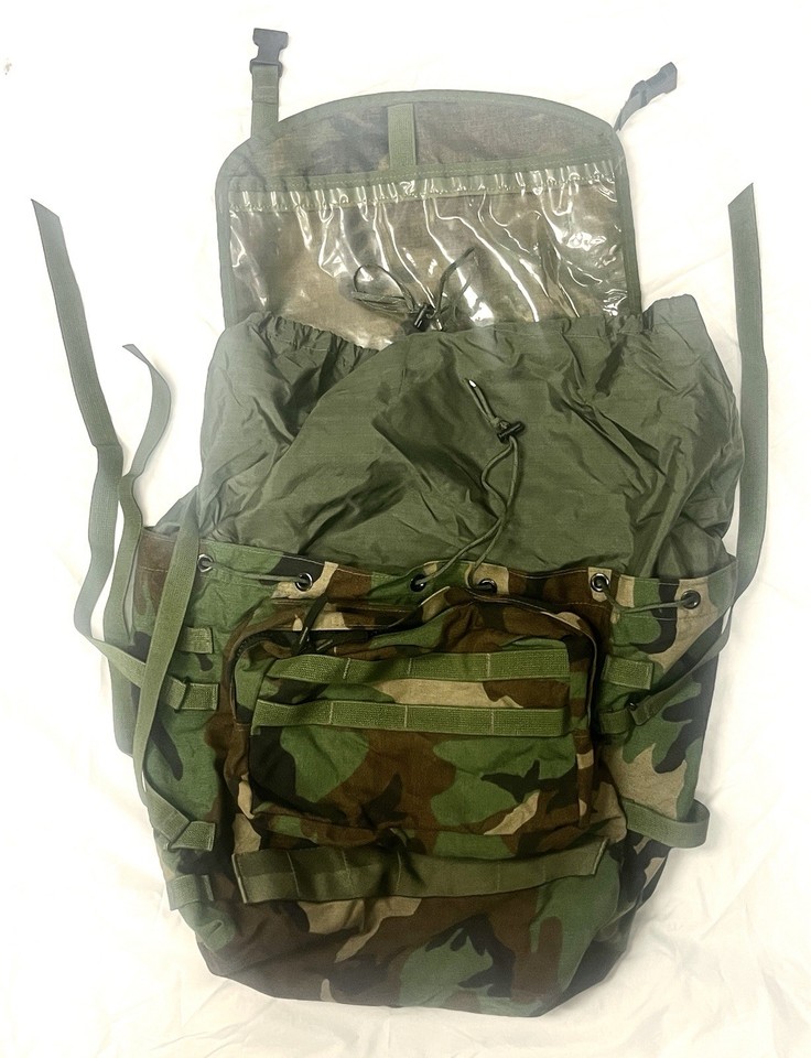 Military Issue MOLLE II Main Pack - Woodland Camo -- PACK ONLY | eBay