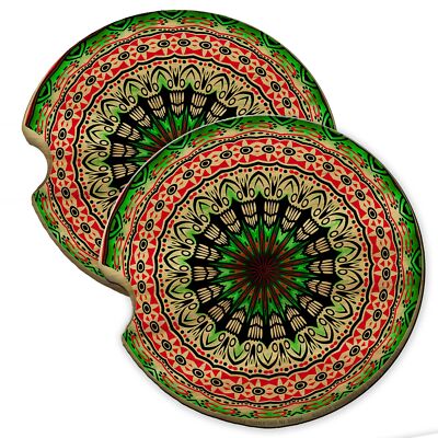 Joker Jester Wood Car Coaster Gift Set fit Car & Truck Cup Holder | eBay