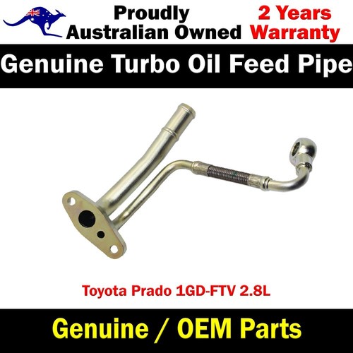 Genuine Turbo Charger Oil Feed & Return Pipe For Toyota Prado 1GD-FTV 2 ...