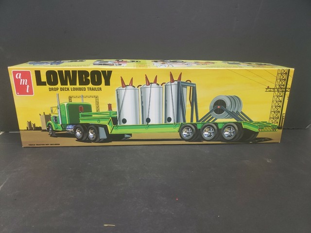 AMT 880 1/25 Lowboy Trailer Plastic Model Kit for sale online | eBay