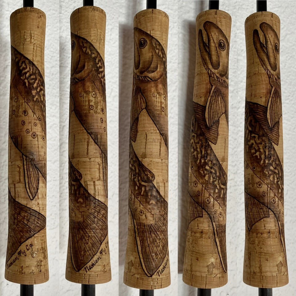 Brook Trout Fly Rod Cork Grip | eBay