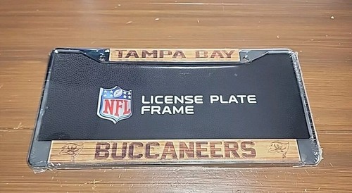 Tampa Bay Buccaneers Metal License Plate Frame Tag Cover Stockdale ...