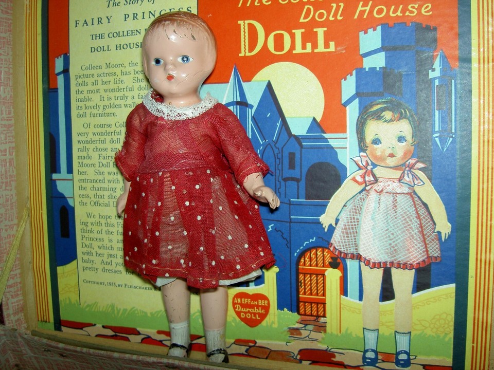 Darling original 1935 composition Effanbee Wee Patsy doll, excellent ...