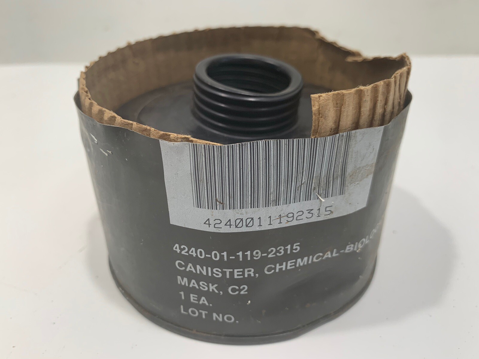 OPENED CANISTER CHEMICAL BIOLOGICAL MASK FILTER C2 | eBay