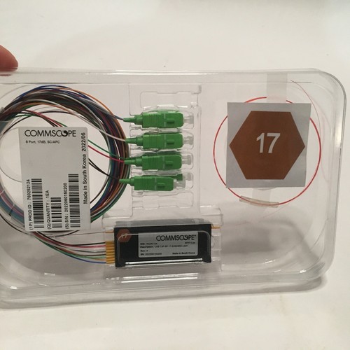 Splitter Commscope 8 Port 17dB 1x2 FBT & 1x8 Splitter Module 760252124 ...