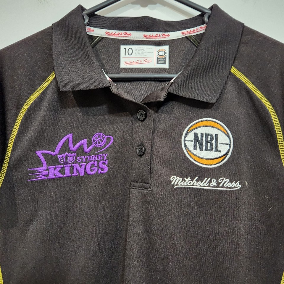 Sydney Kings NBL Womens Polo Shirt Size 10 Australia Basketball Mitchell & Ness | eBay Australia