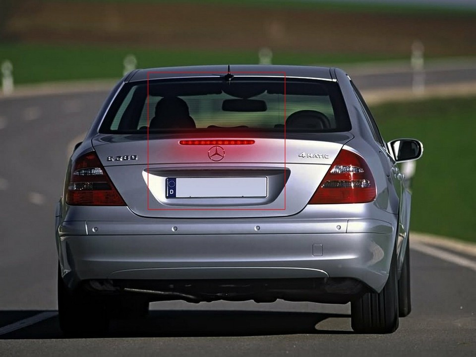 Red Third High Level Rear LED Brake Light For Mercedes Benz E-Class ...