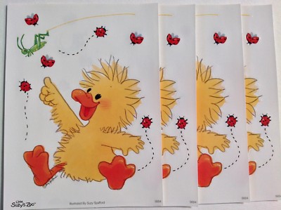 Suzy's Zoo sticker sheets: 4 Little Suzy sheets (item 9884) | eBay