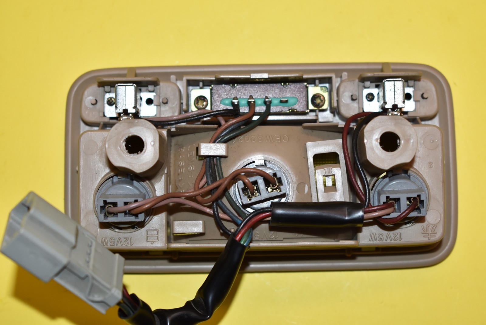 03 04 05 HONDA CIVIC OVERHEAD CONSOLE DOME LIGHT W/ SUNROOF CONTROL OEM ...