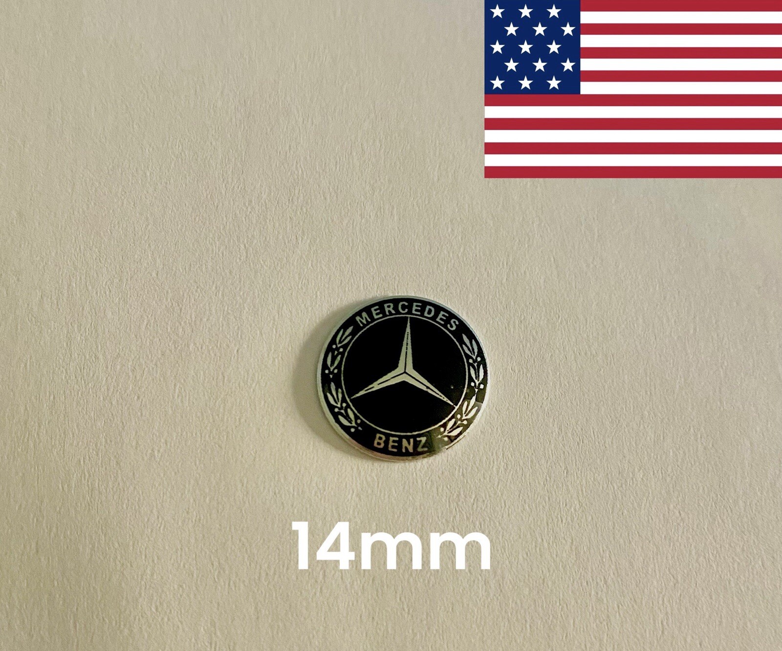 Mercedes Benz Key Fob Emblem 14mm Free Shipping! PROUD USA SELLER 🇺🇸 | eBay