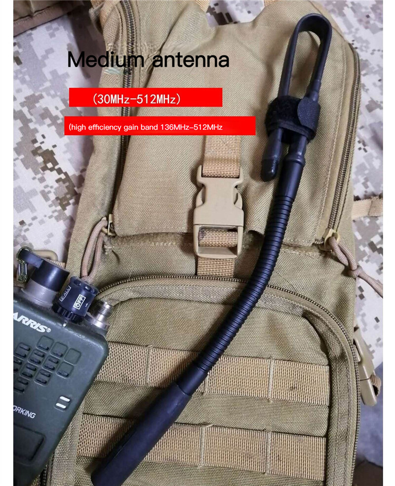 TCA Harris Bass Folding Antenna Long Medium Short Set for PRC 152A 148 ...