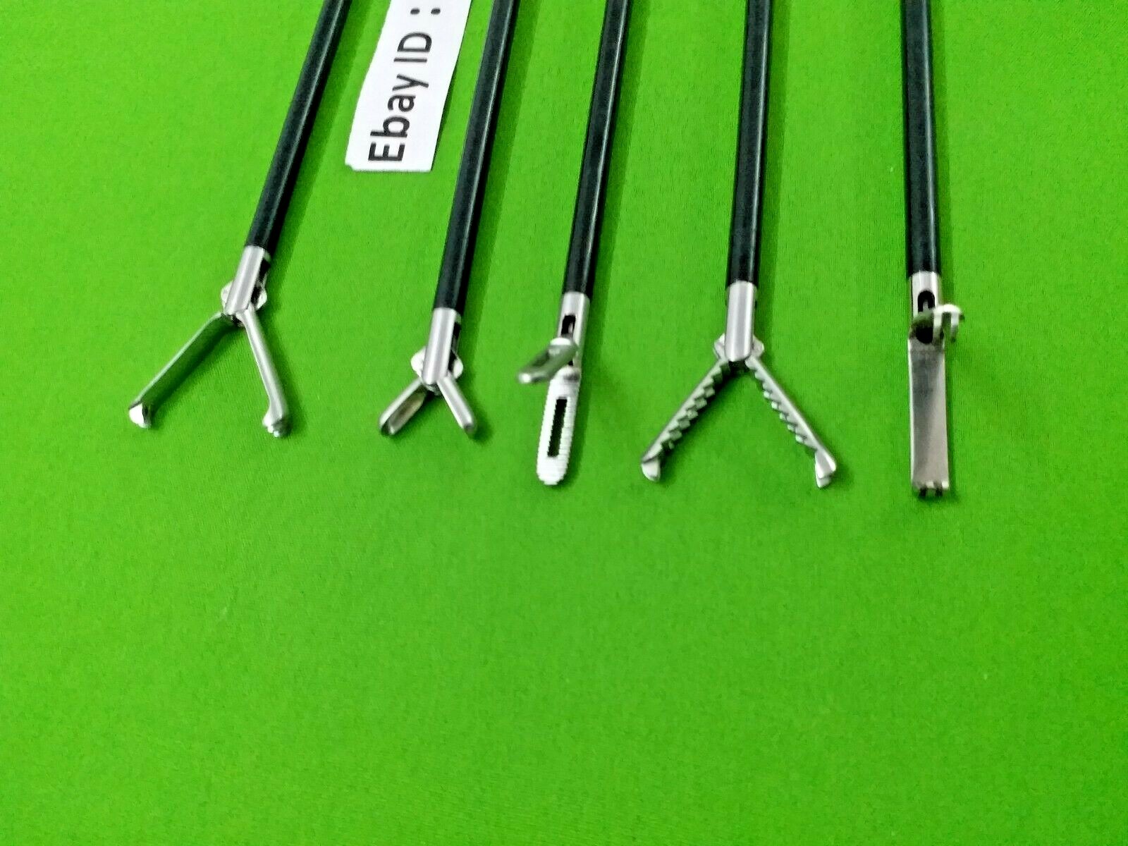 5pc Laparoscopic Toothed/ Biopsy/ Bowel Grasper 5mmx330mm Reusable ...