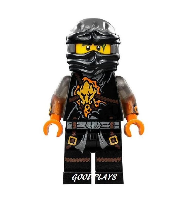 Custom LEGO Island Cole Minifigure From Ninjago Season 14:, 56% OFF