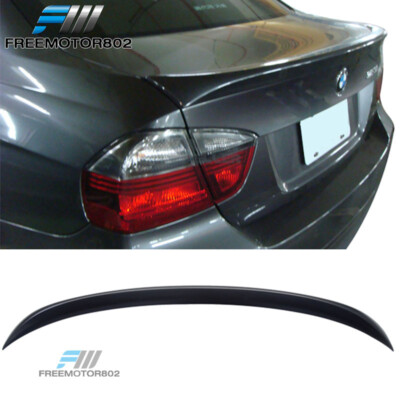 Fits 06-11 BMW 3-Series E90 4DR OE Style Rear Trunk Spoiler Wing ABS ...