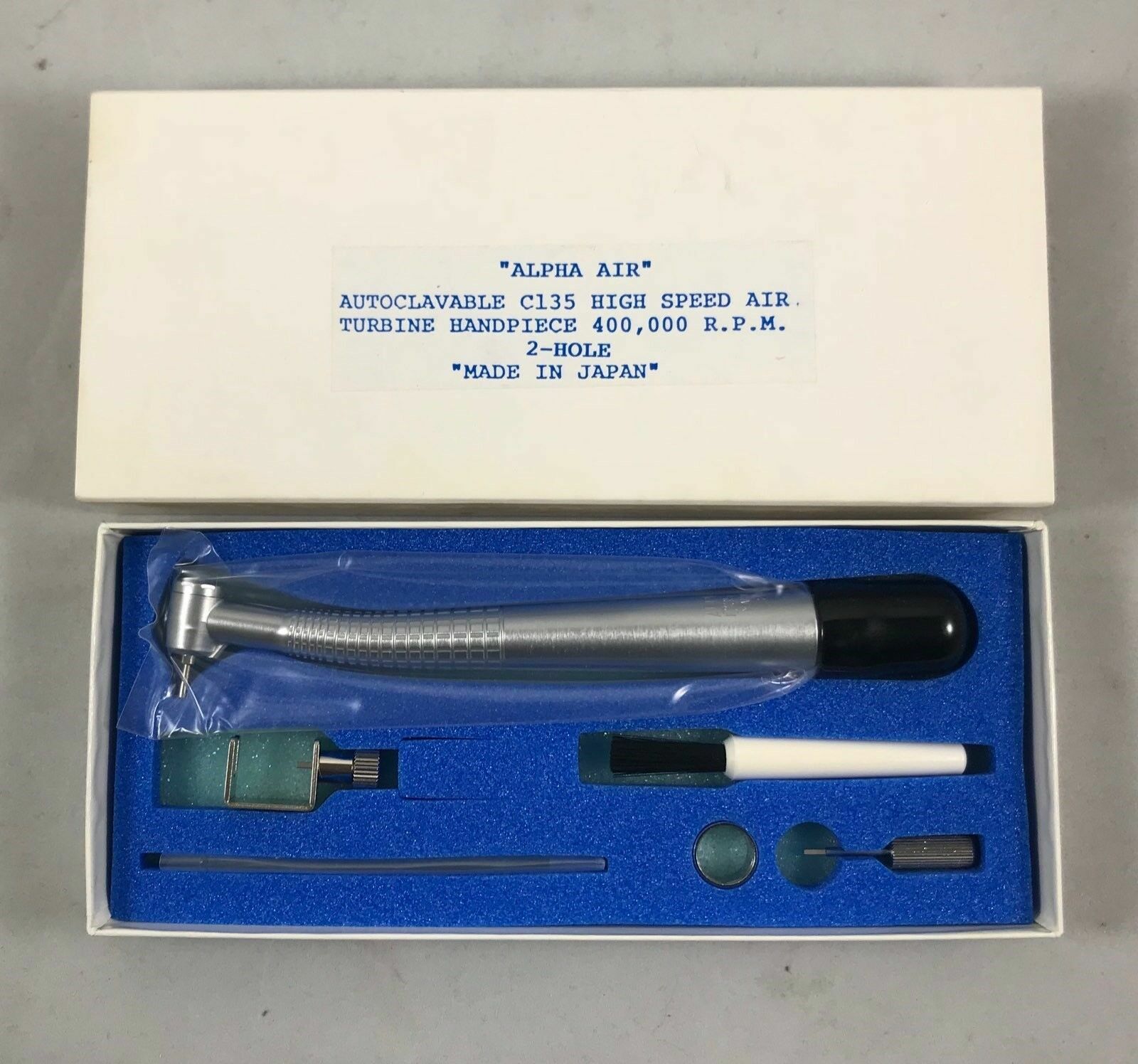 Autoclavable High Speed Handpiece 400,000 RPM 2-Hole ALPHA AIR -FDA | eBay