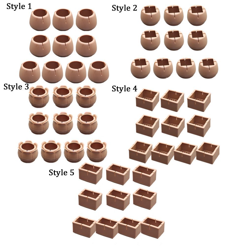 Table Legs Caps Floor Protection Mat Furniture Protectors Pads Chair ...