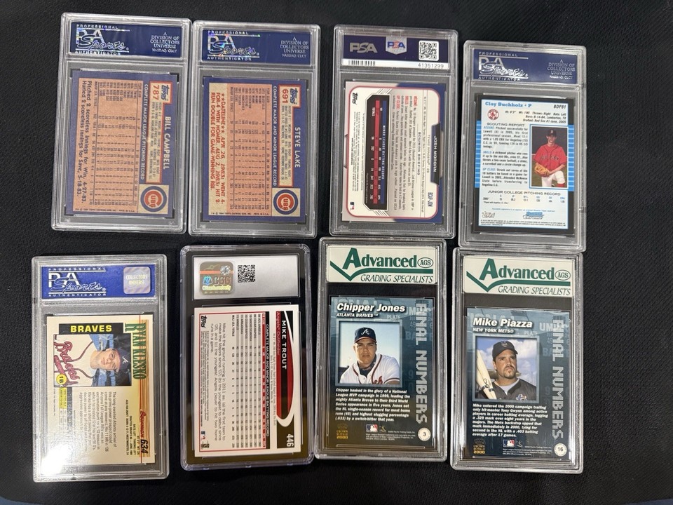 Lot Of 8 Modern Baseball Slabs | eBay