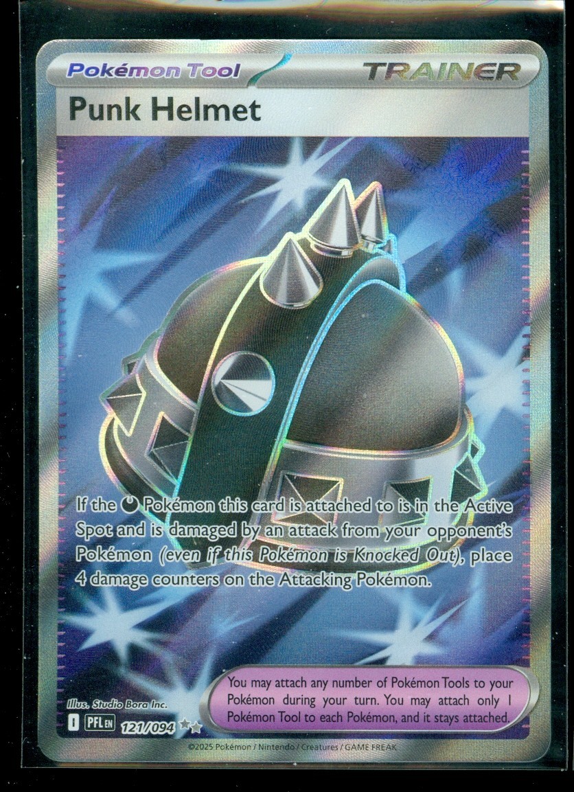 Pokemon PUNK HELMET 121/094 - Phantasmal Flames - RARE FULL ART - MINT ...