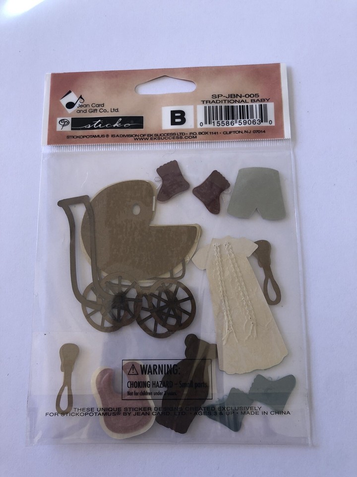 jolees boutique Scrapbooking stickers Nostalgiques “Traditional Baby ...