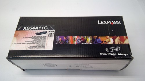 New Genuine Lexmark X264 X363 x364 Black Toner Cartridge X264A11G Box ...
