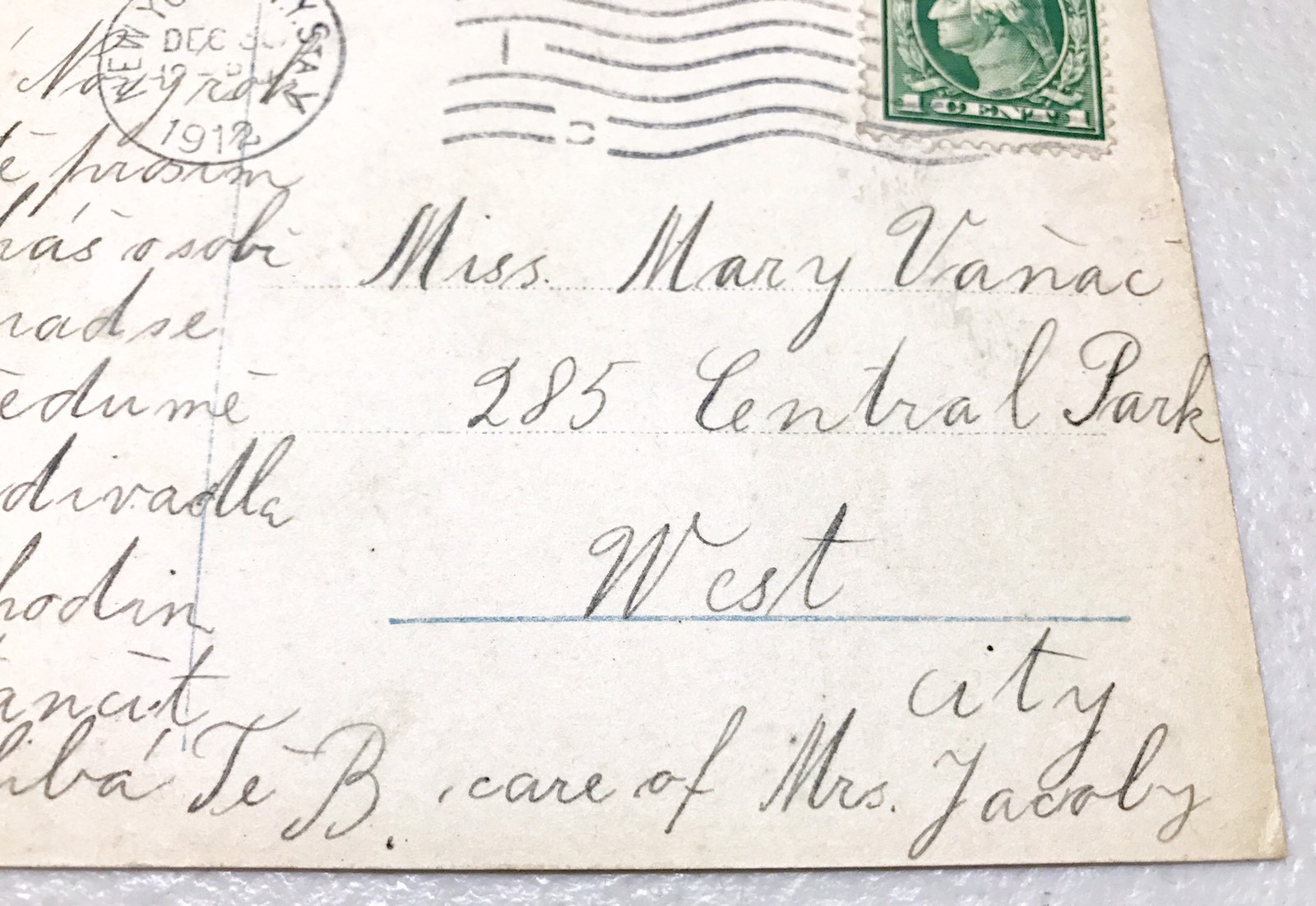 Vintage Antique Late 1800’ Mailing Postal Card Of Actress Lady Woman ...