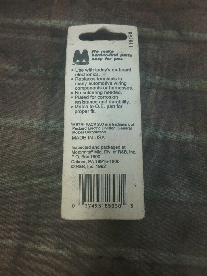 Motormite 20-18Ga Wire Terminal 85338 | eBay